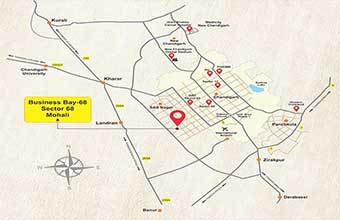 SBP Business Bay 68 Mohali Modern Retail & Office Spaces